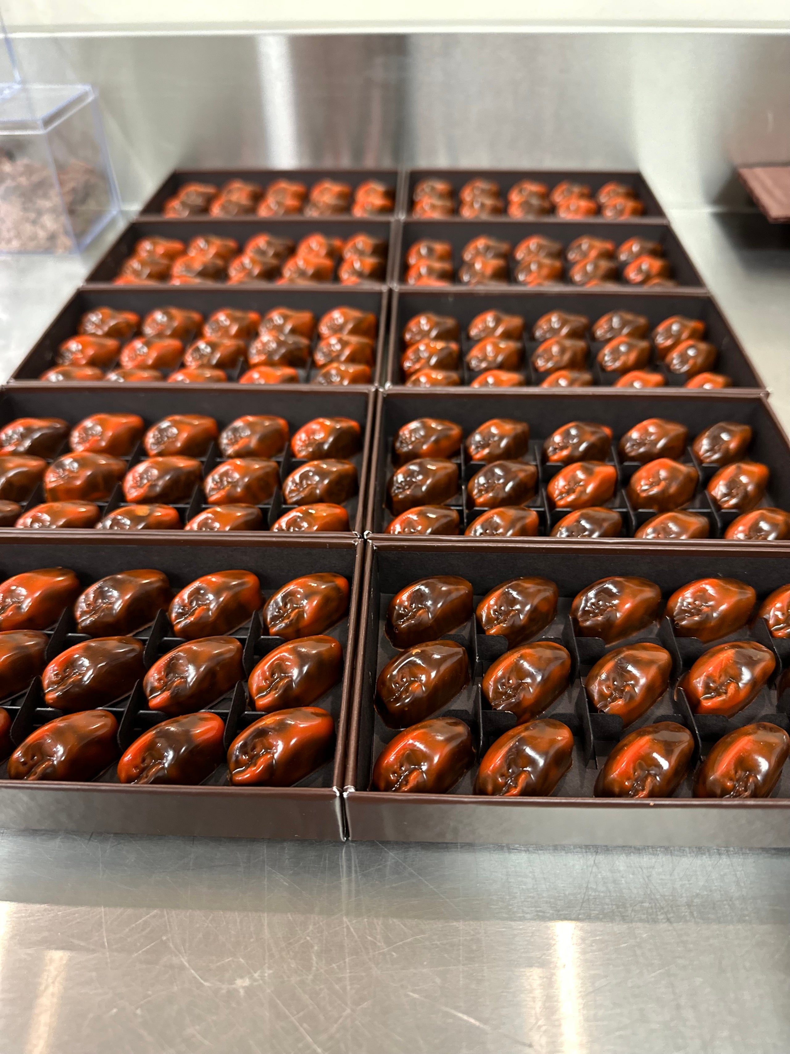 Caramel Dark Chocolate lobster claws | Atelier Colette